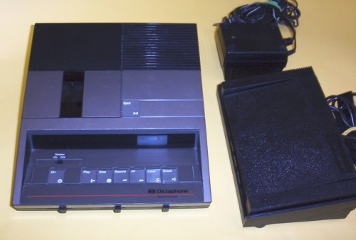 Dictaphone 1709 Minicassette Transcription Transcriber Machine ...