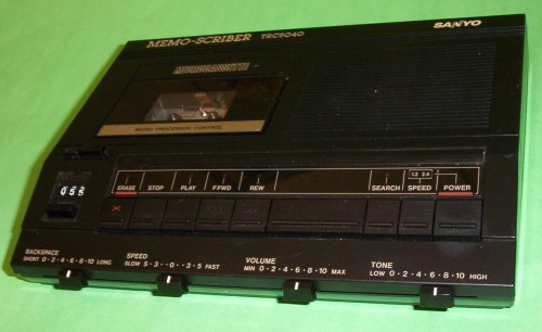 Sanyo Trc 5040 Micro cassette Transcription Transcriber Machine with ...