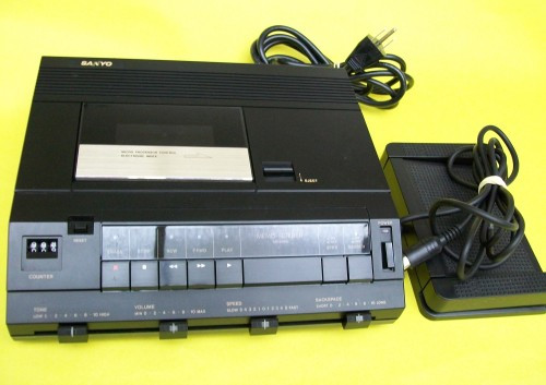Sanyo Trc 9040 Standard Cassette Transcription Transcriber Machine ...