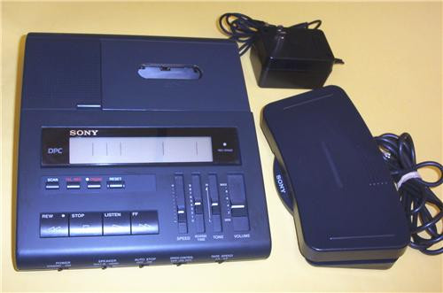 Sony Bm-89 Standard Cassette Transcriber Machine - VOXEAGLE EQUIPMENT