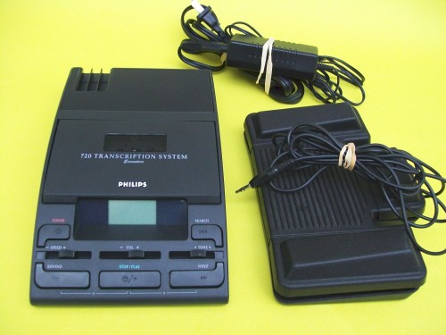 Philips Model LFH 720 Mini Cassette Transcriber - VOXEAGLE EQUIPMENT