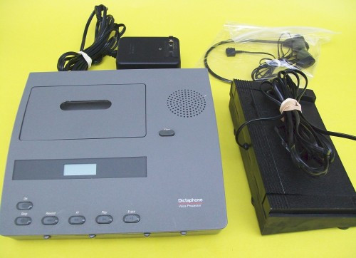 Dictaphone 2740 Standard Cassette Transcription Transcriber Machine ...