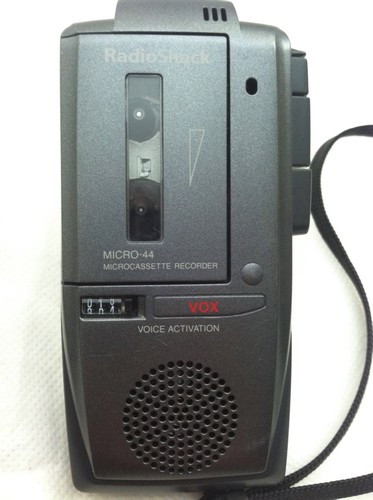 RadioShack Micro 44 Microcassette Recorder Compact Size - VOXEAGLE ...