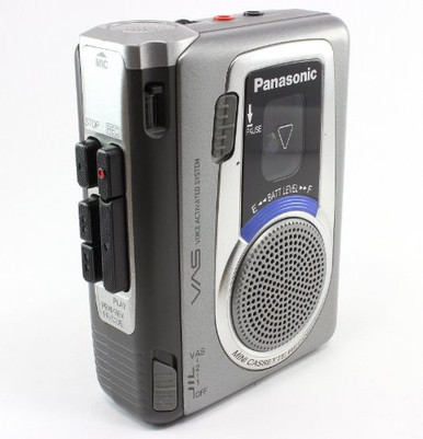 Panasonic RQ-L30 Voice Activated Full Size Cassette Recorder Player ...