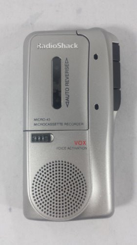 Radio Shack Micro 43 Microcassette Handheld Voice Recorder Dictation - VOXEAGLE EQUIPMENT