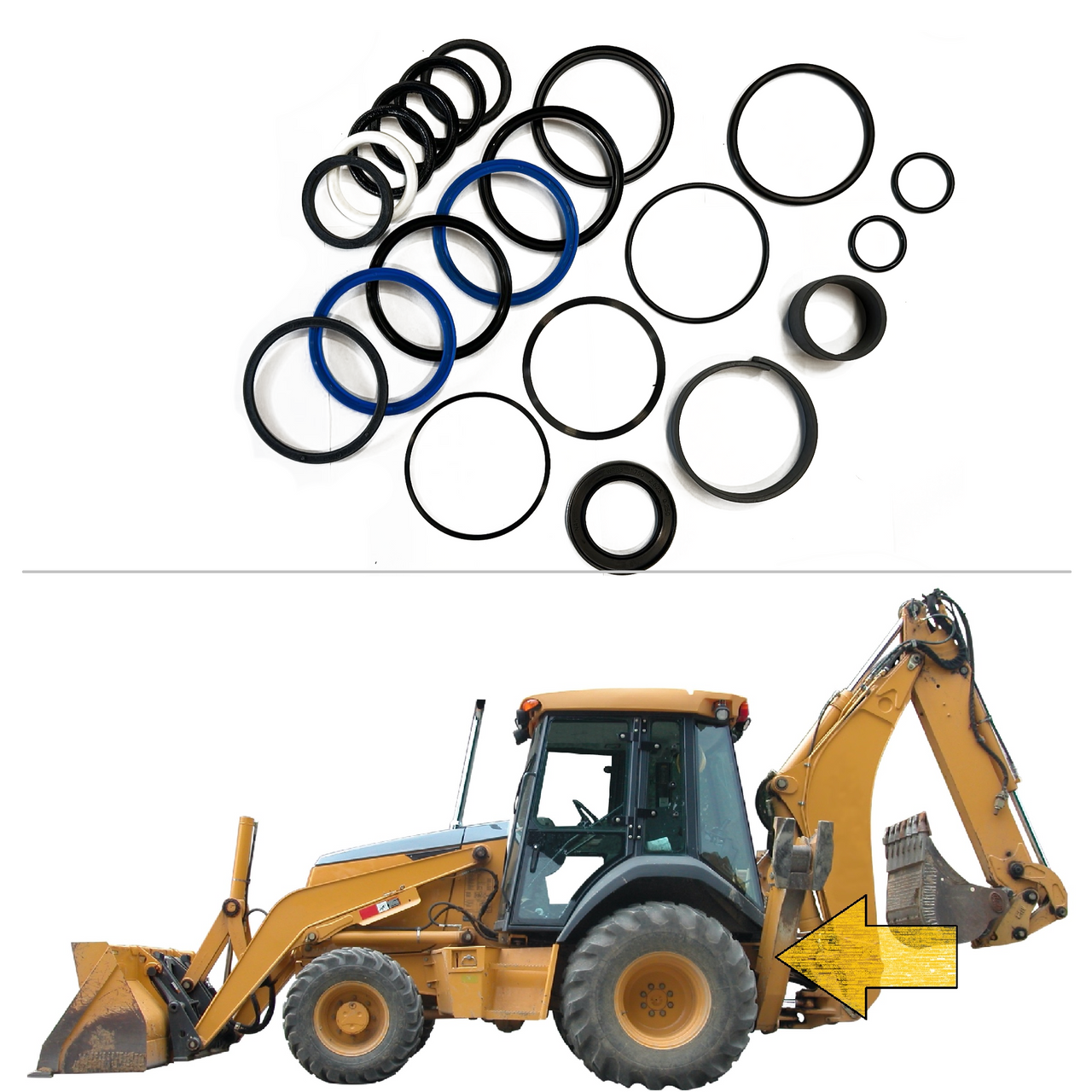 John Deere Backhoe Stabilizer Outrigger Cylinder Seal Kit