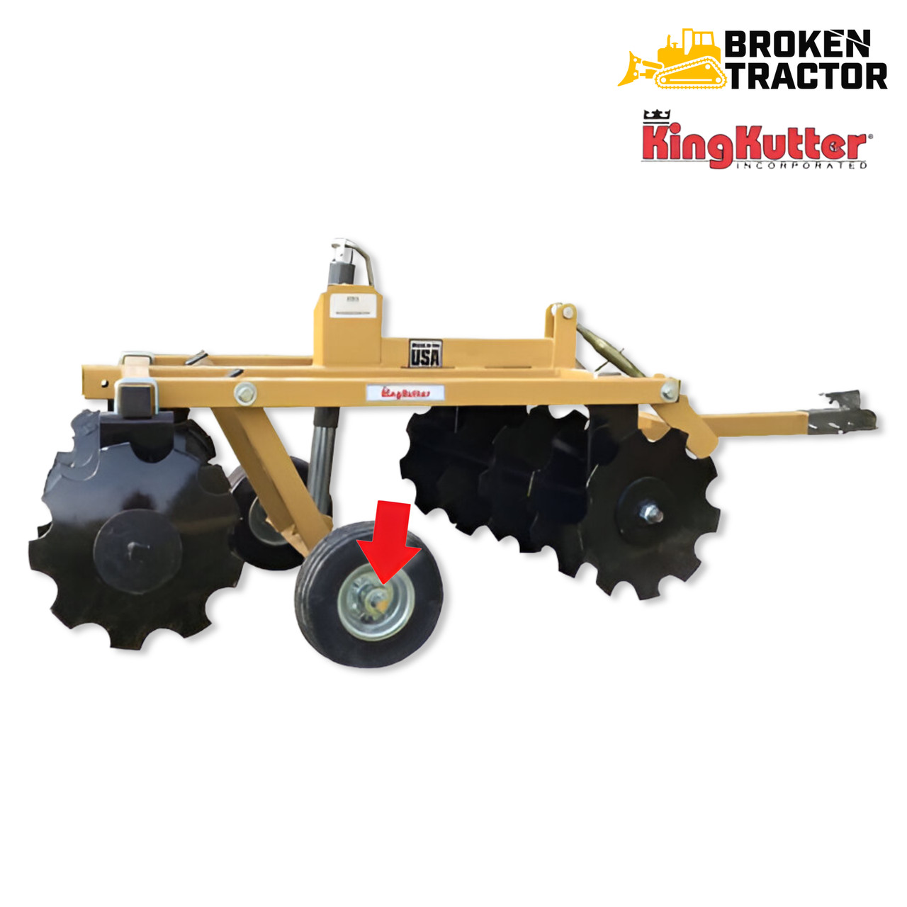 King Kutter ATV Disc Washer Kit -- 504095 | Broken Tractor