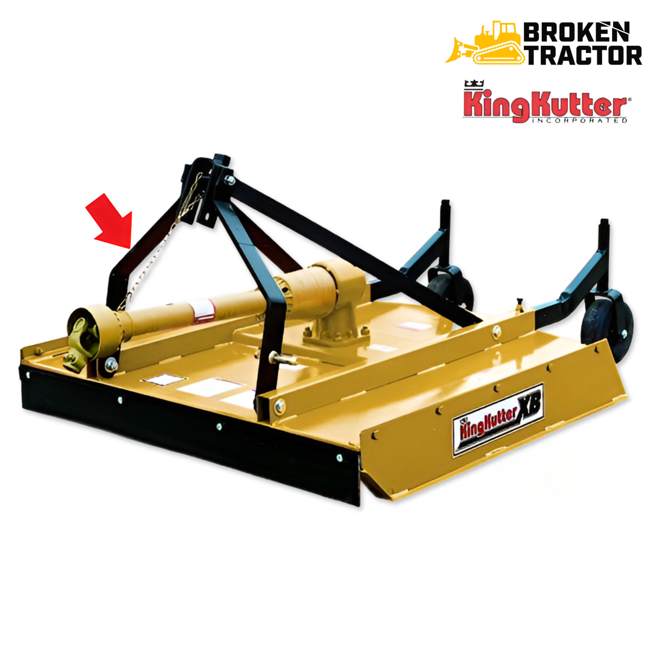 King Kutter XB Rotary Cutter Lift Arm -- 311100 | Broken Tra