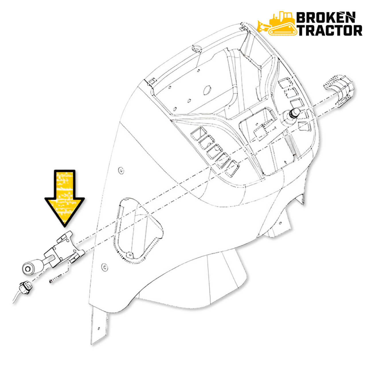 Case PowerShift Shifter | Broken Tractor | 231520A2