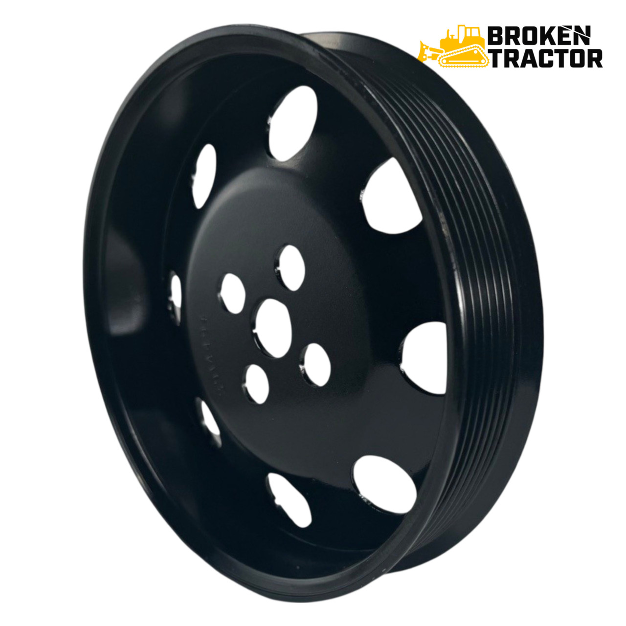 Case Cummins Engine Crankshaft Pulley | Broken Tractor