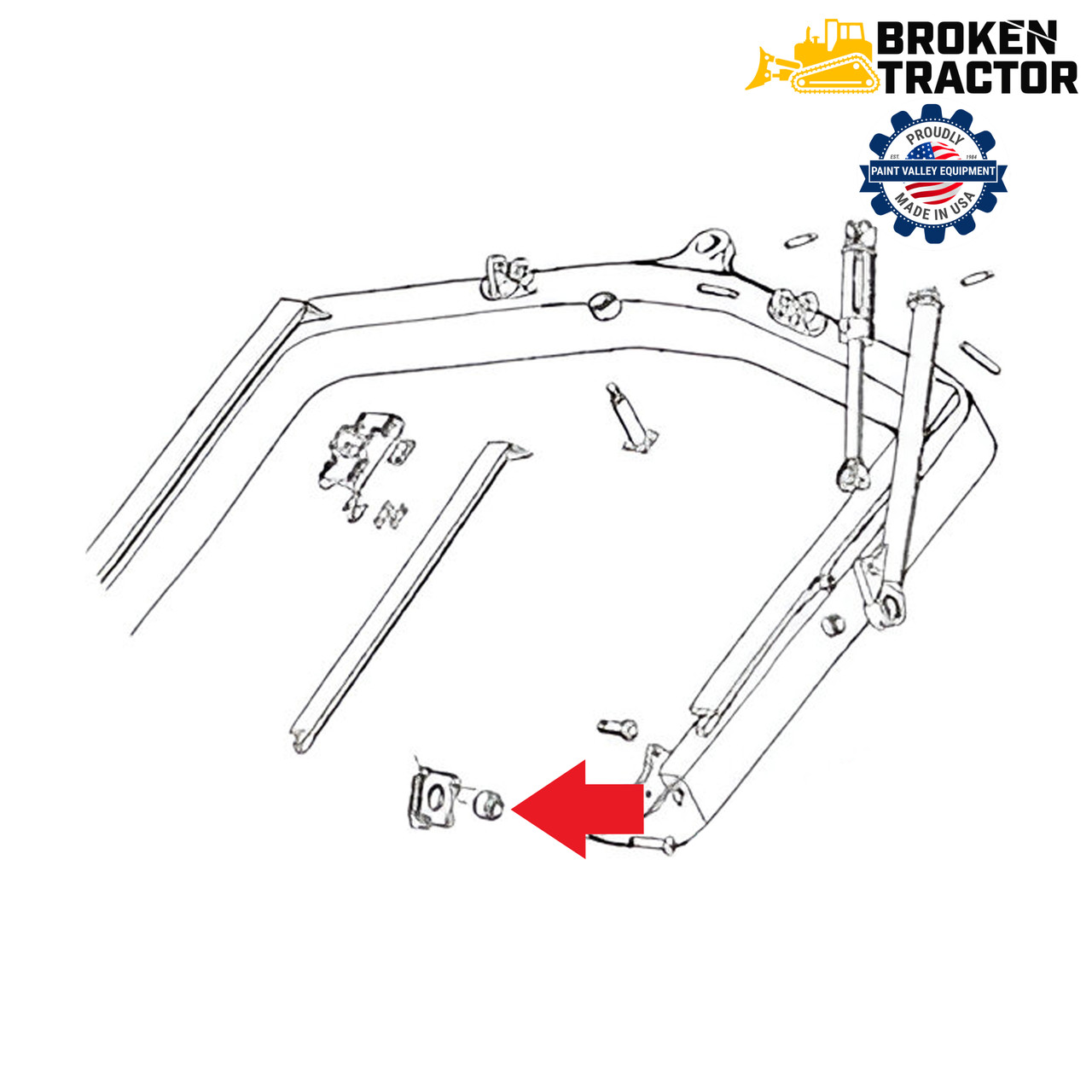 Swivel Bushing | Broken Tractor | D51018