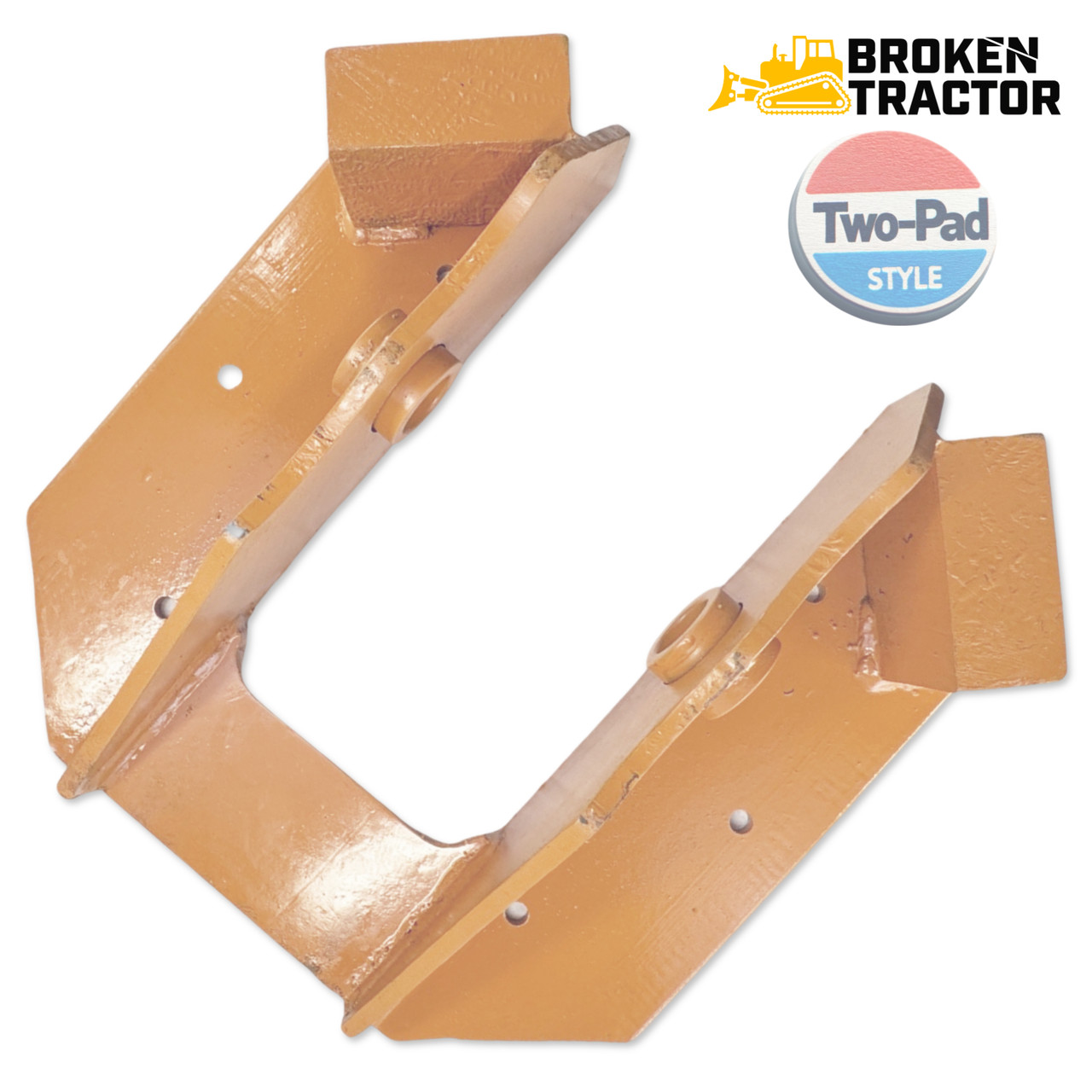 Case Backhoe Dual-Use Stabilizer Plate, Two-Pad Style | Brok