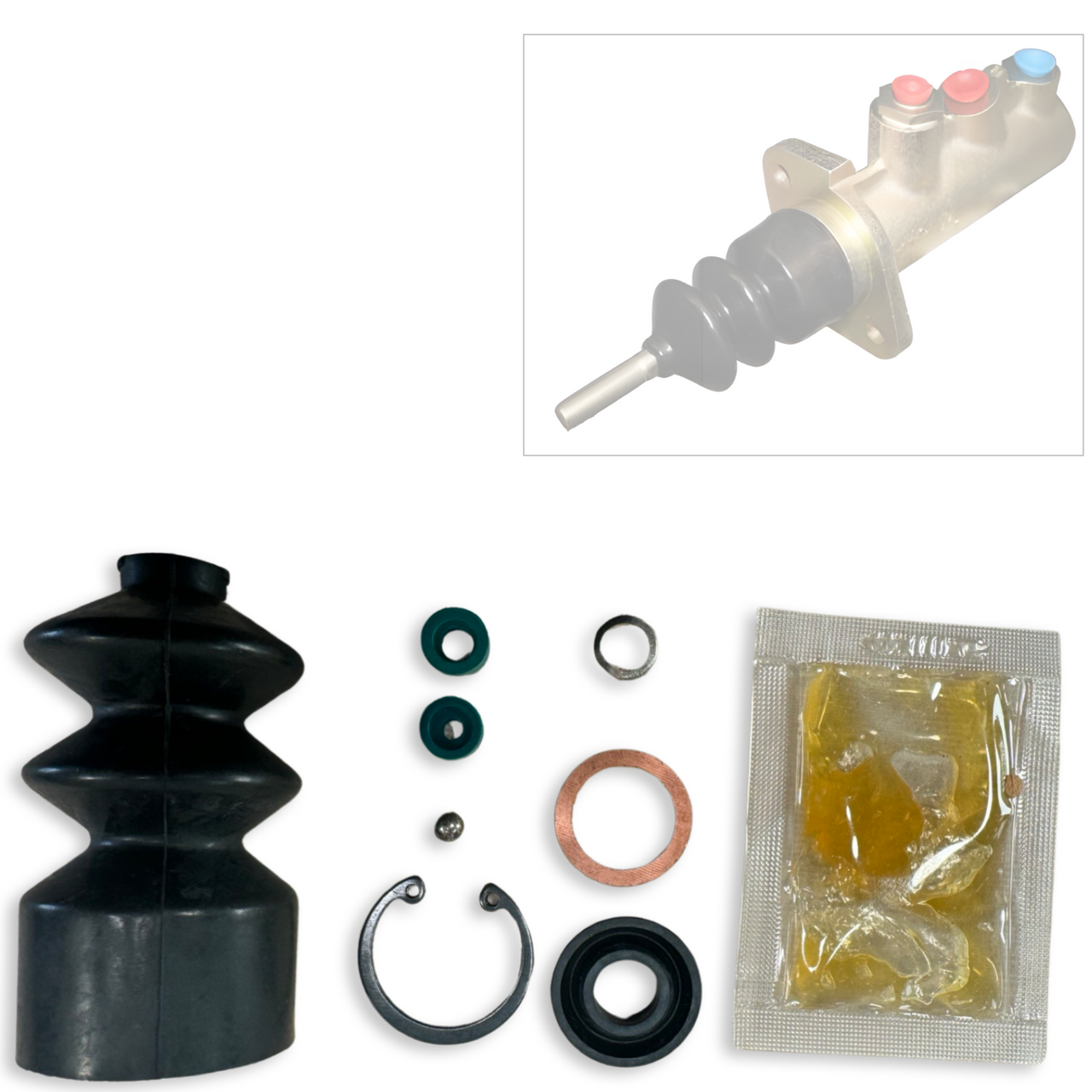 Case 580K Brake Master Cylinder Rebuild Kit, Part #N14254