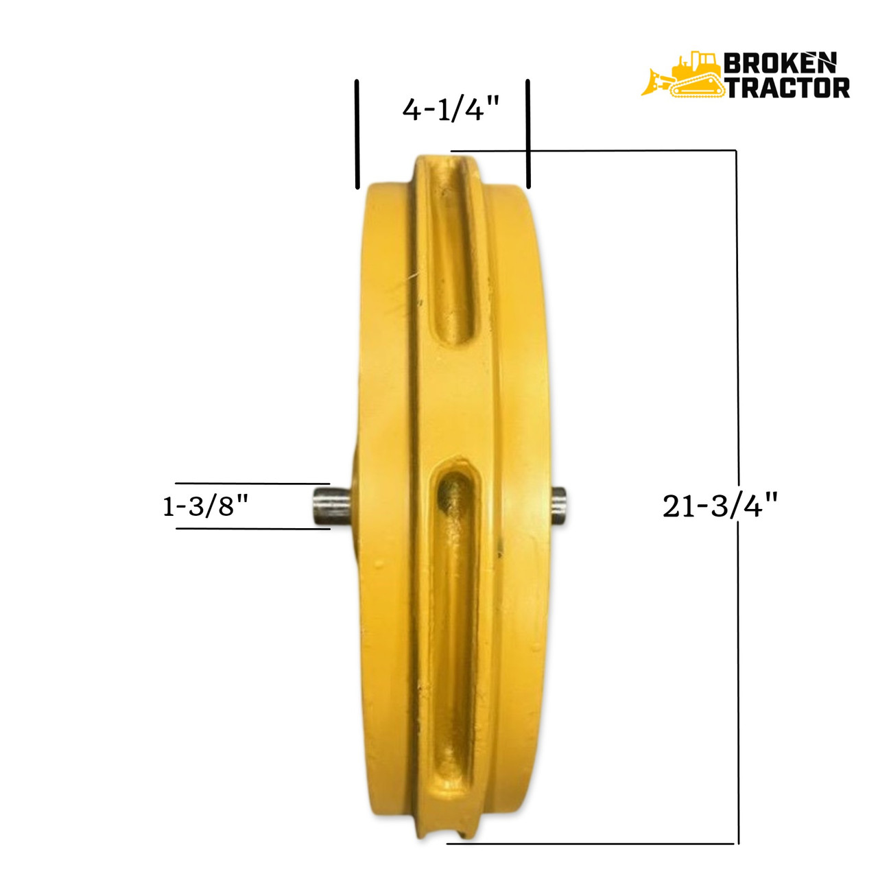 Case 450 Early-style Track Idler Wheel | Broken Tractor