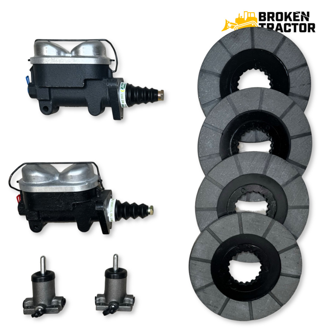 Case Backhoe Brake Replacement Kit - Dry Disc Style | Broken
