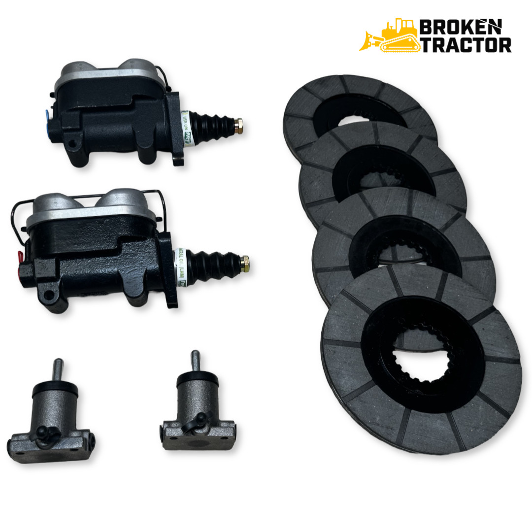 Case Backhoe Brake Replacement Kit - Dry Disc Style | Broken