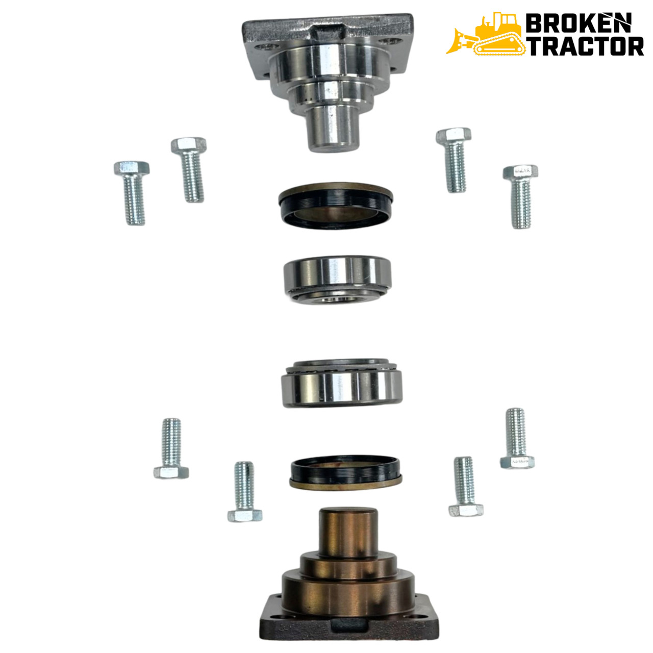 John Deere Front Axle King Pin Kit for 4WD Backhoes & Loader