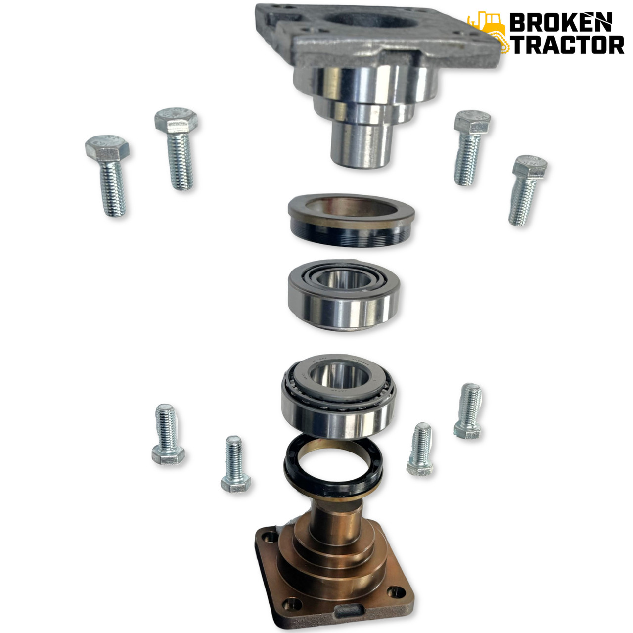 John Deere Backhoe Front Axle King Pin Kit for 4WD | Broken Tractor