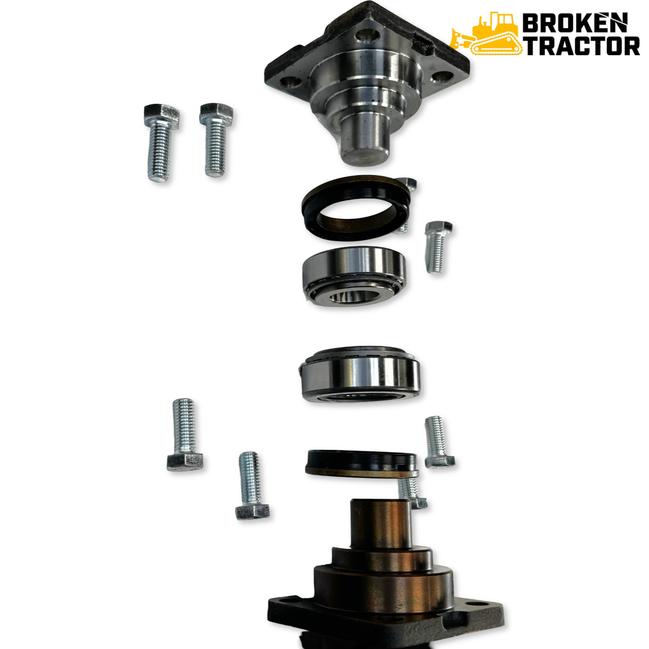 John Deere Backhoe Front Axle King Pin Kit for 4WD | Broken Tractor