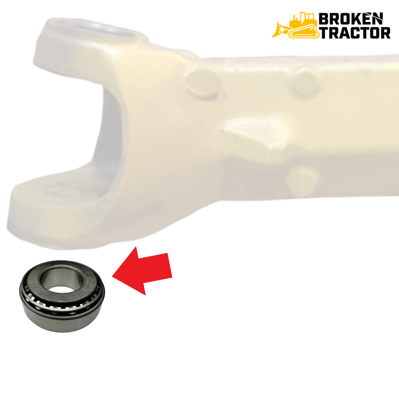 John Deere Backhoe Lower King Pin Bearing and Race | Front Axle ...