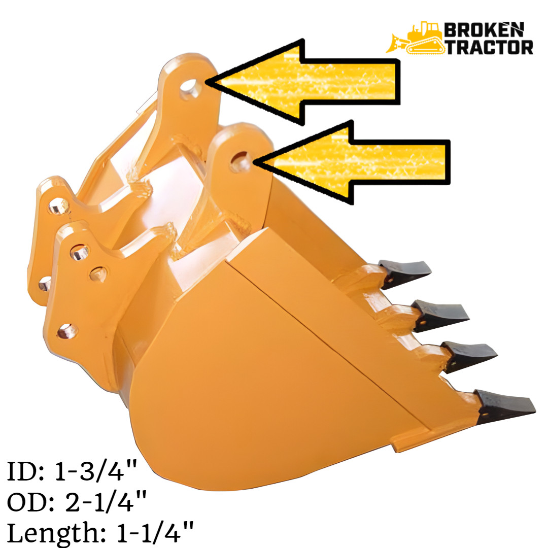 Case Backhoe Bushing - Part #D37495 | Broken Tractor