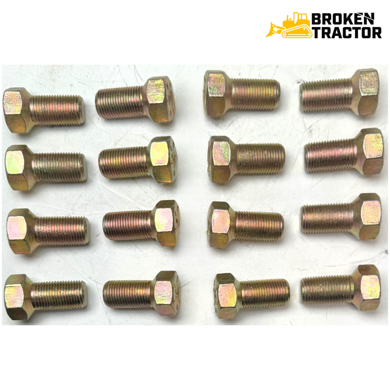 Front Wheel Lug Bolt Set for Case Backhoes (16 Bolts) | A382