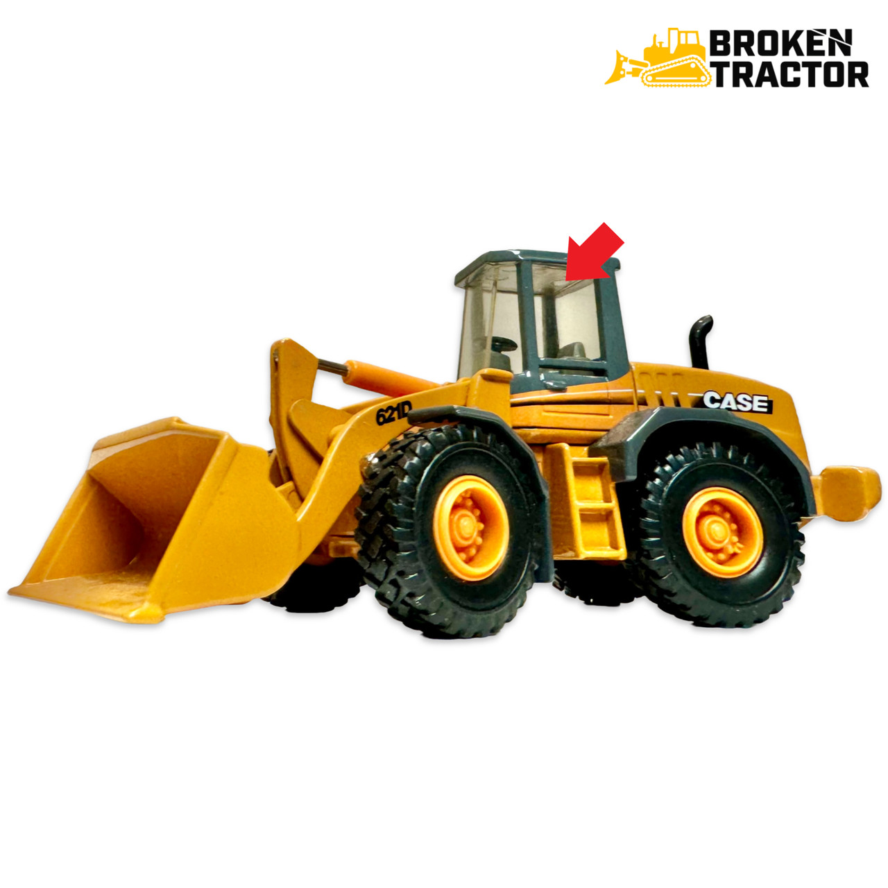 Left-Hand Door Glass for Case Wheel Loaders -- 324071A2 | Br