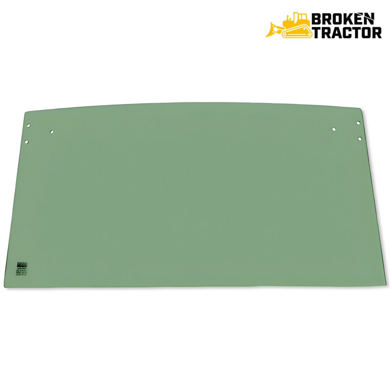 John Deere Backhoe Rear Center Cab Glass -- AT354595 | Broke