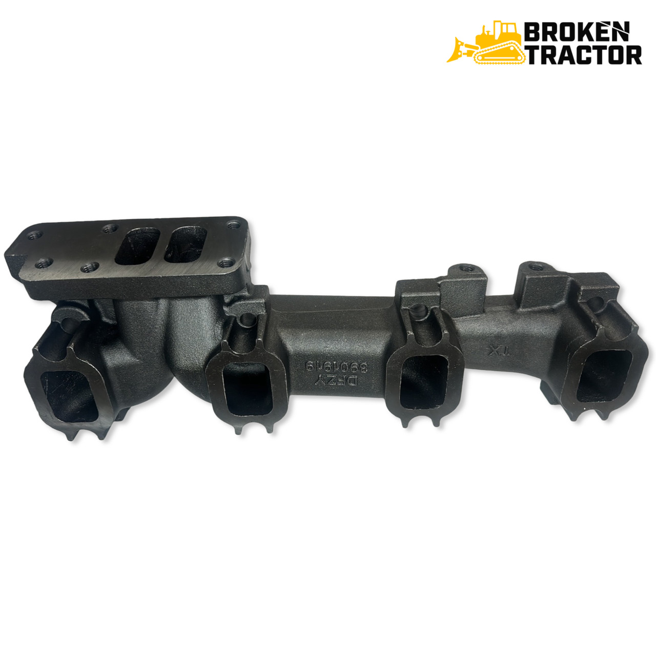 Komatsu S4D102 Turbo Exhaust Manifold | Broken Tractor