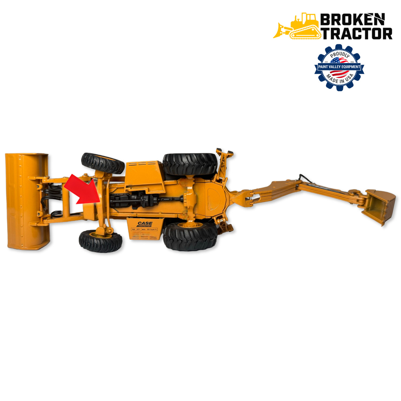 Front Axle Pivot Pin | Case Loader Backhoes & Forklifts | 39