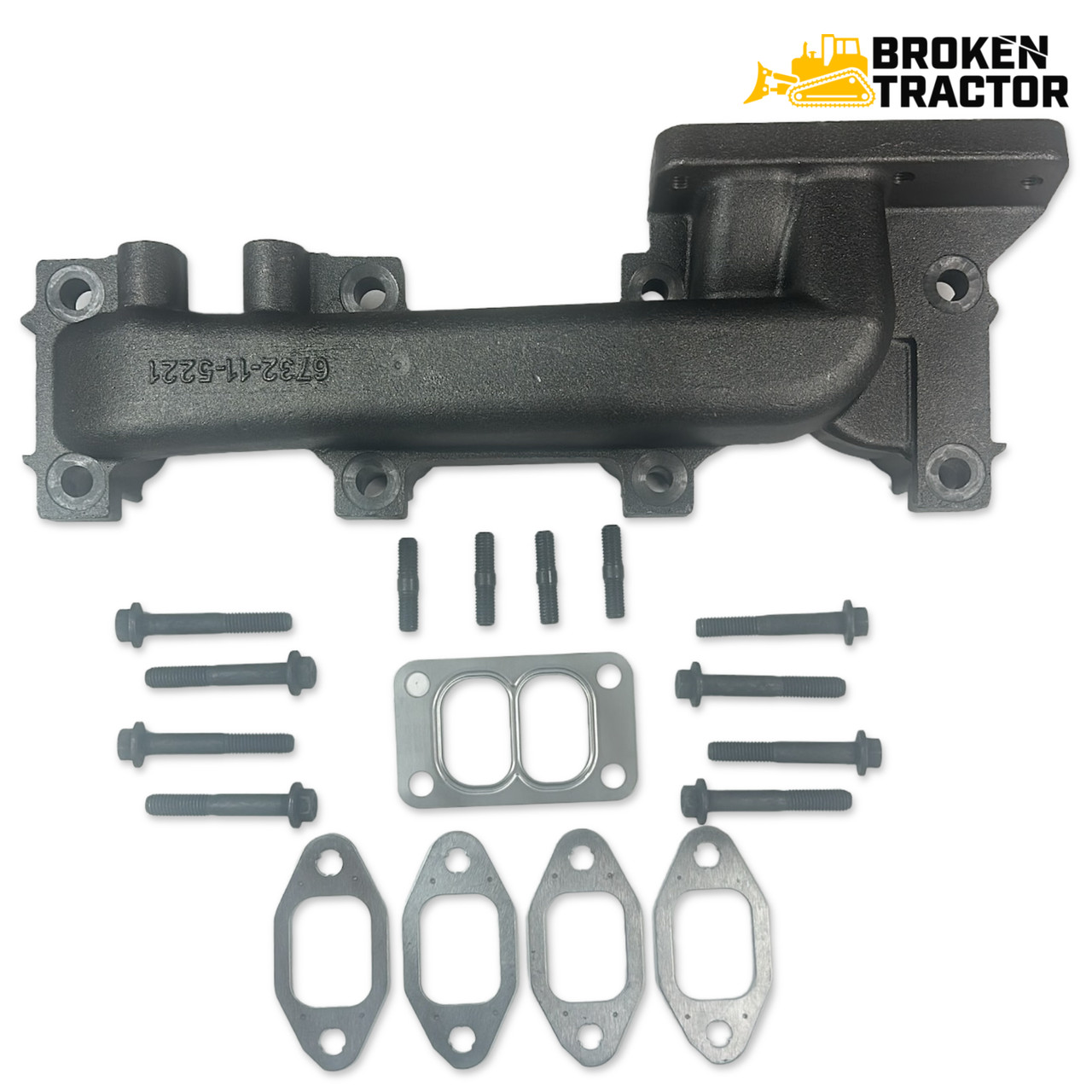 Turbo Engine Exhaust Manifold Replacement Kit for Case Cummi