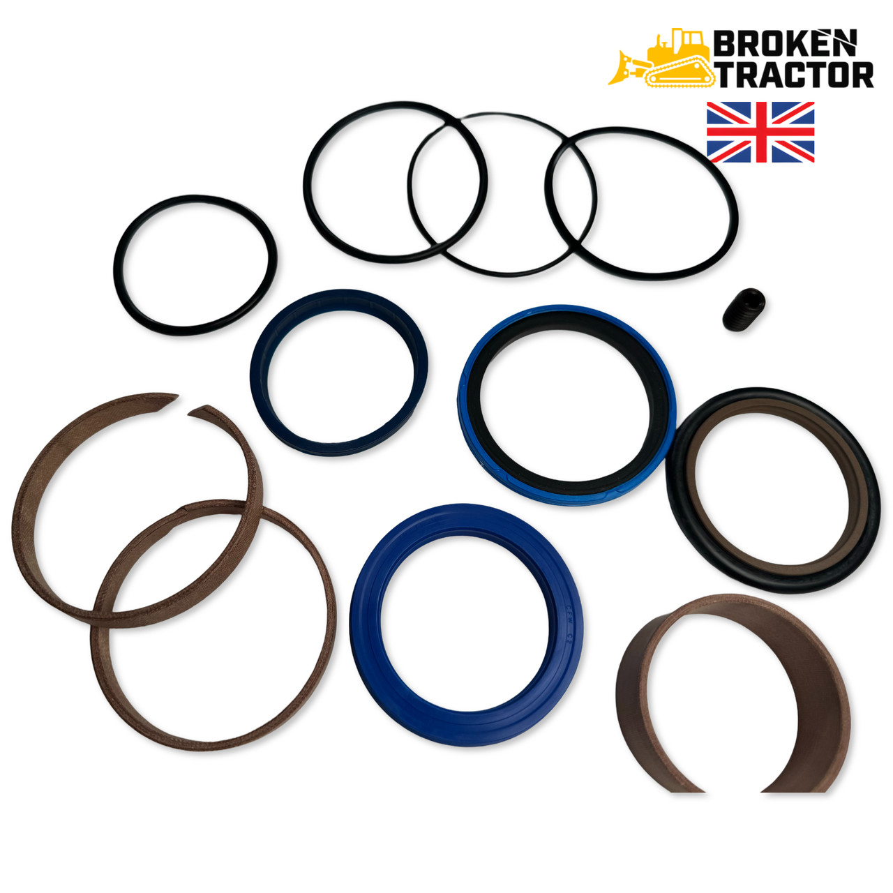 Stabilizer Cylinder Seal Kit for Volvo BL61, BL71 Backhoes | Broken ...