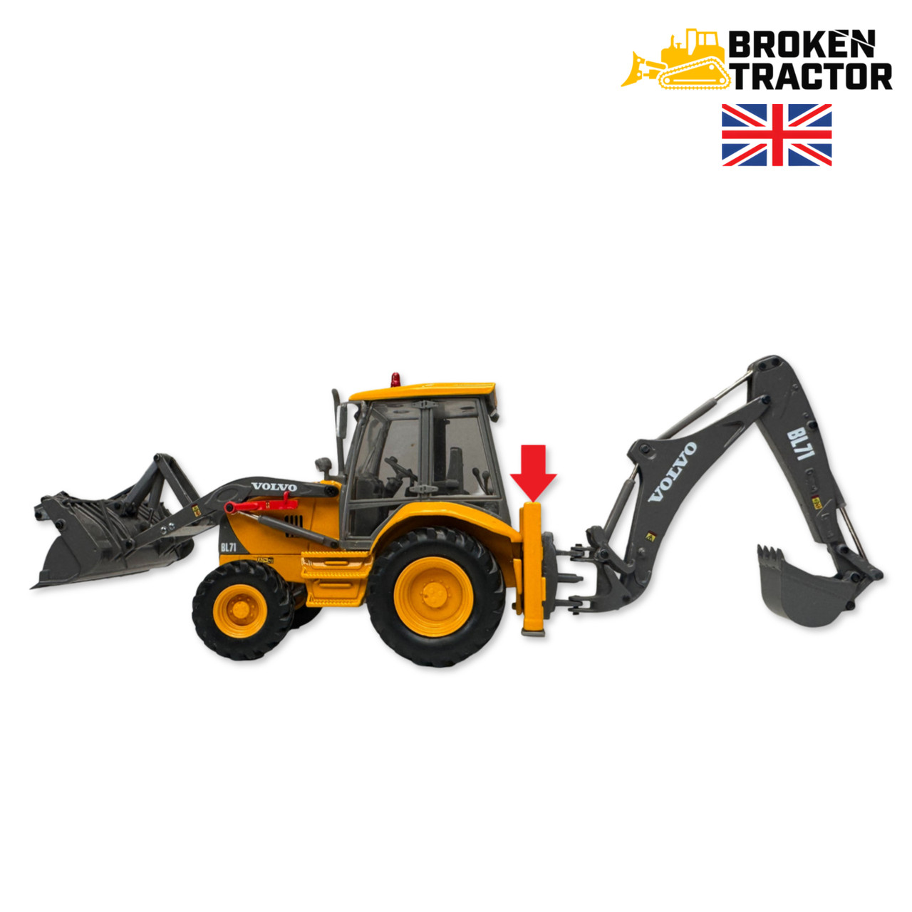 Stabilizer Cylinder Seal Kit for Volvo BL60, BL70 Backhoes