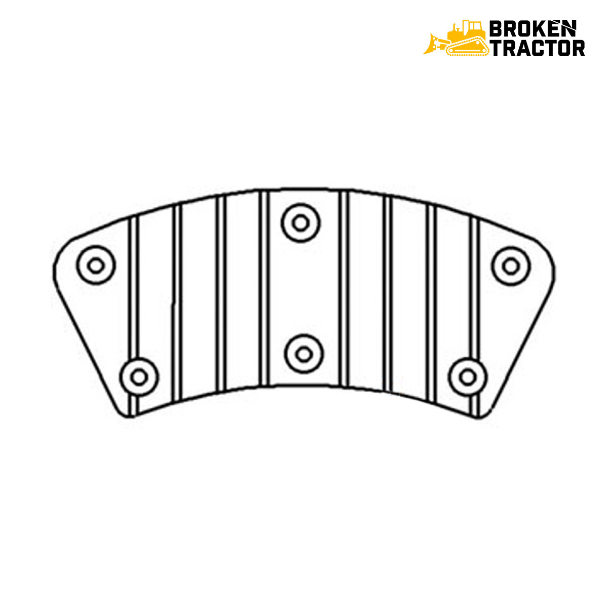 Brake Pads, Metallic for John Deere Backhoe, Industrial, Ski