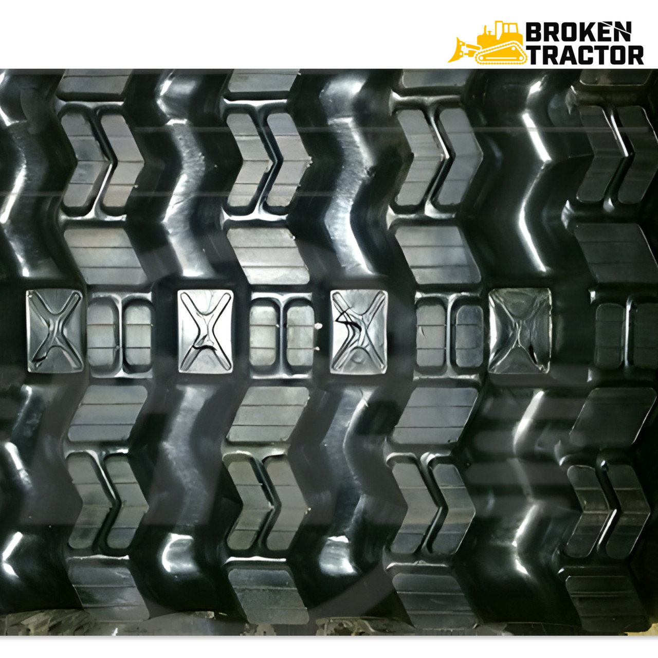 320 mm Zig Zag Tread Rubber Track for JCB 215T, 190T, 2TS-7T