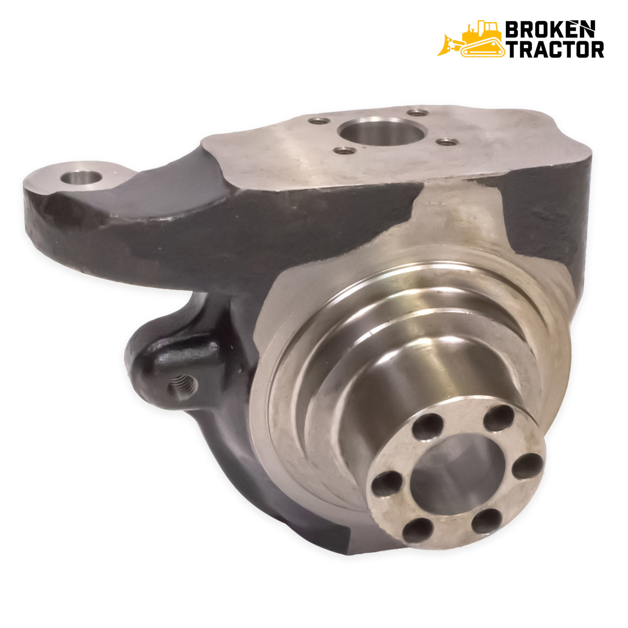 Case Backhoe Right Hand Steering Knuckle Swivel | Broken Tra