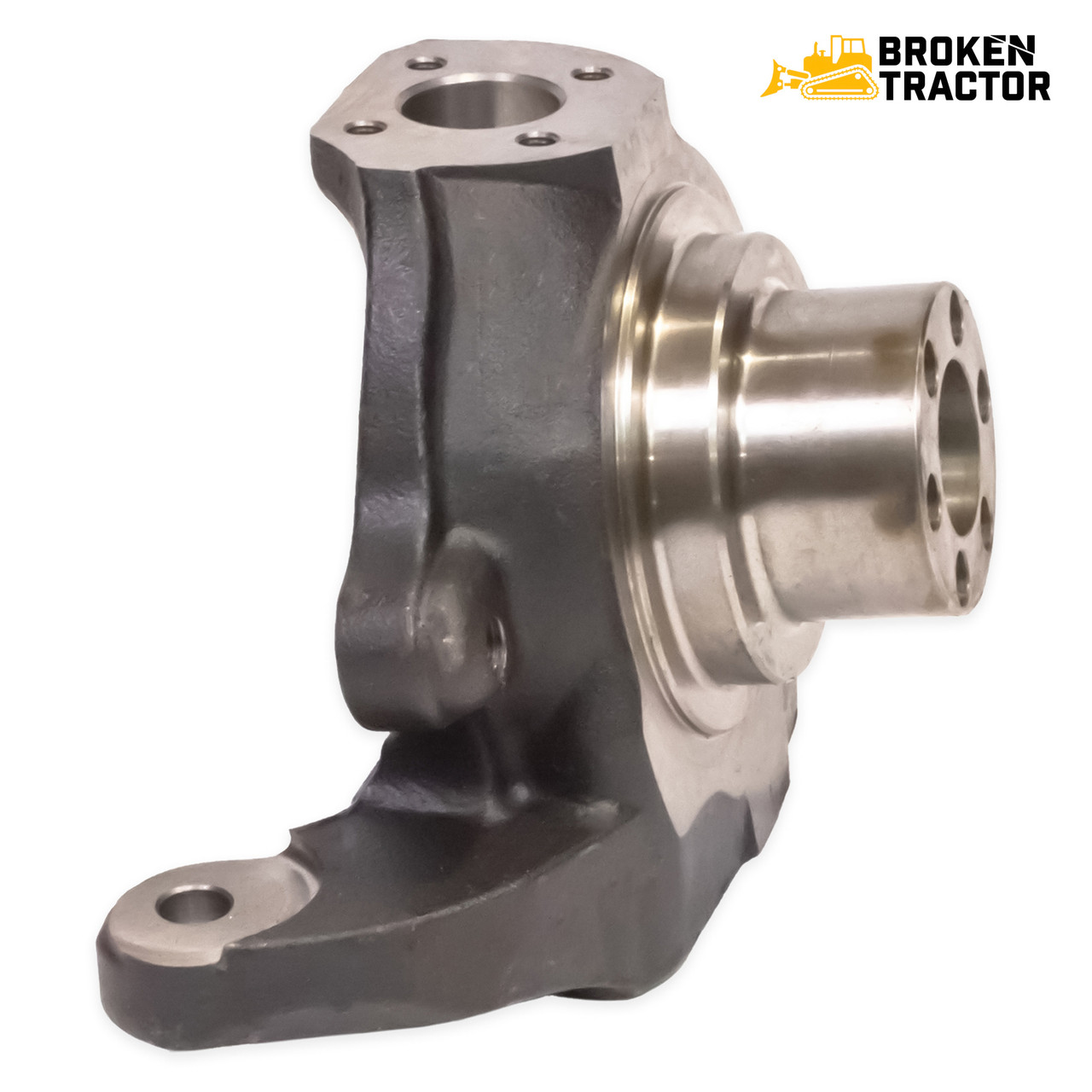 Case Backhoe Left Hand Steering Knuckle Swivel | Broken Trac