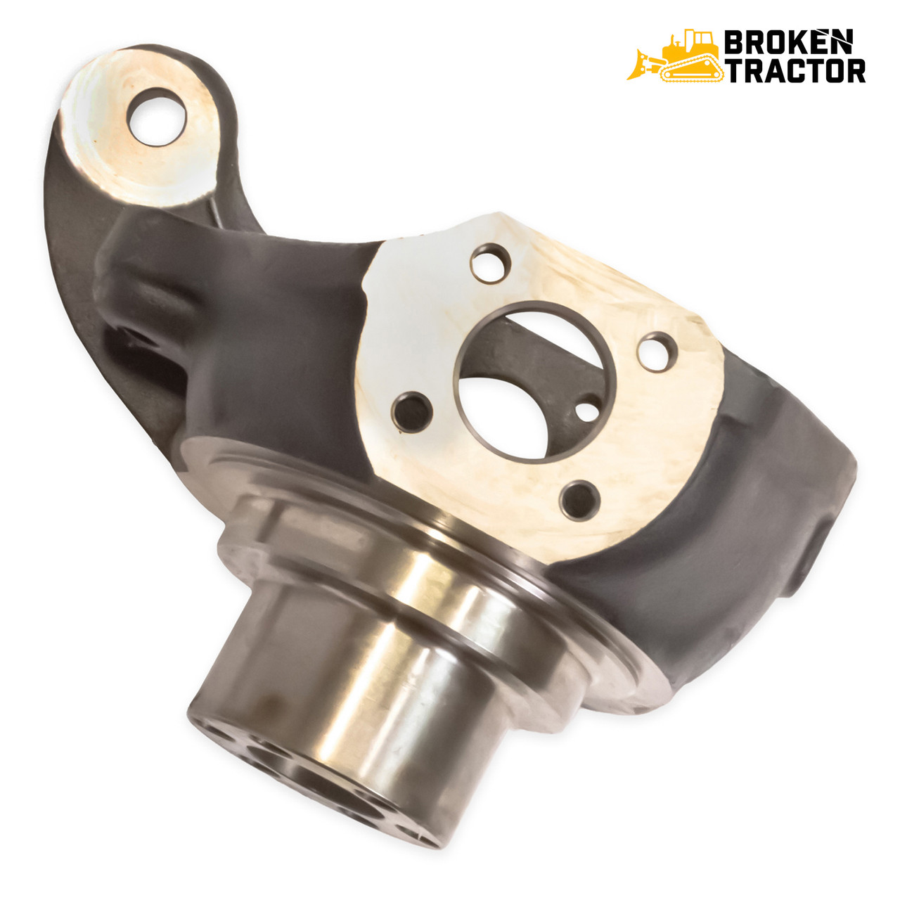 Case Backhoe Left Hand Steering Knuckle Swivel | Broken Trac