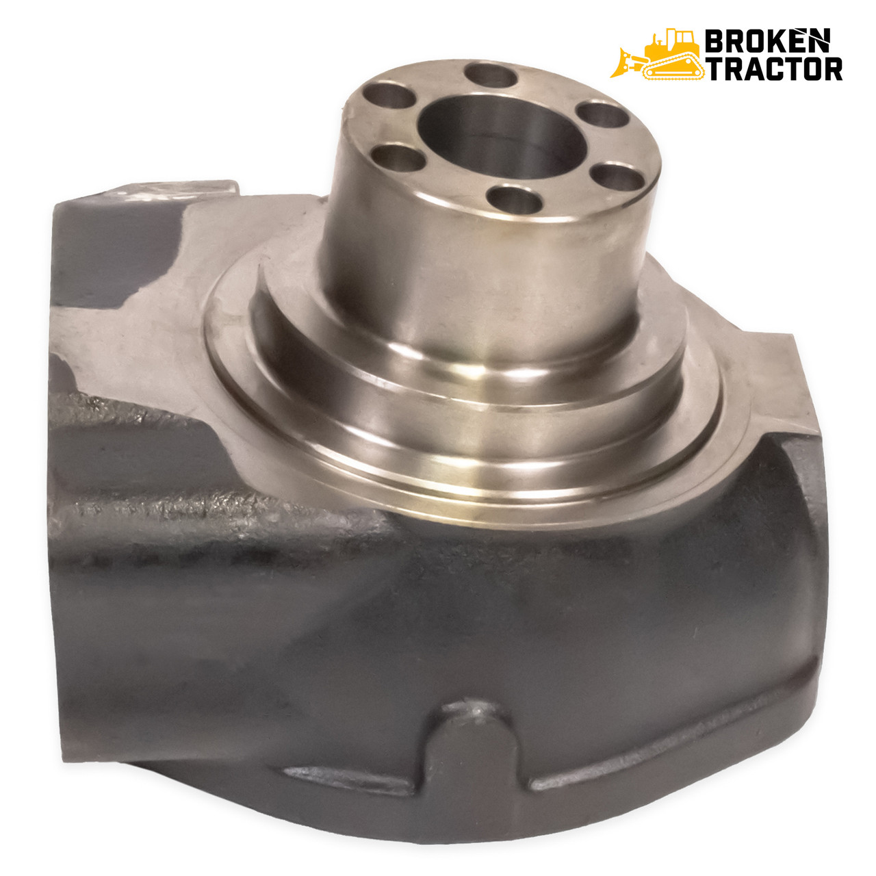 Case Backhoe Left Hand Steering Knuckle Swivel | Broken Trac