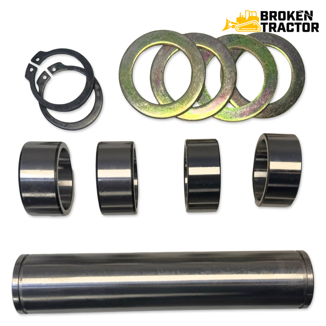 Case 580C Backhoe Pin Kit, Stabilizer Cylinder Rod End to Le