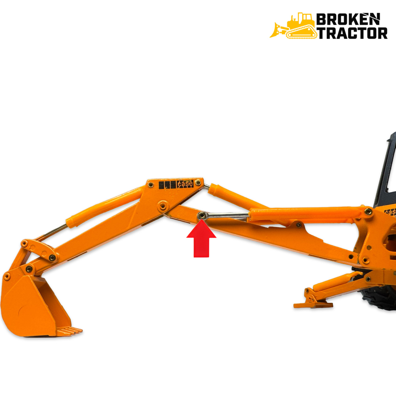 Case 580C Backhoe Pin Kit, Boom Cylinder to Boom | Broken Tr