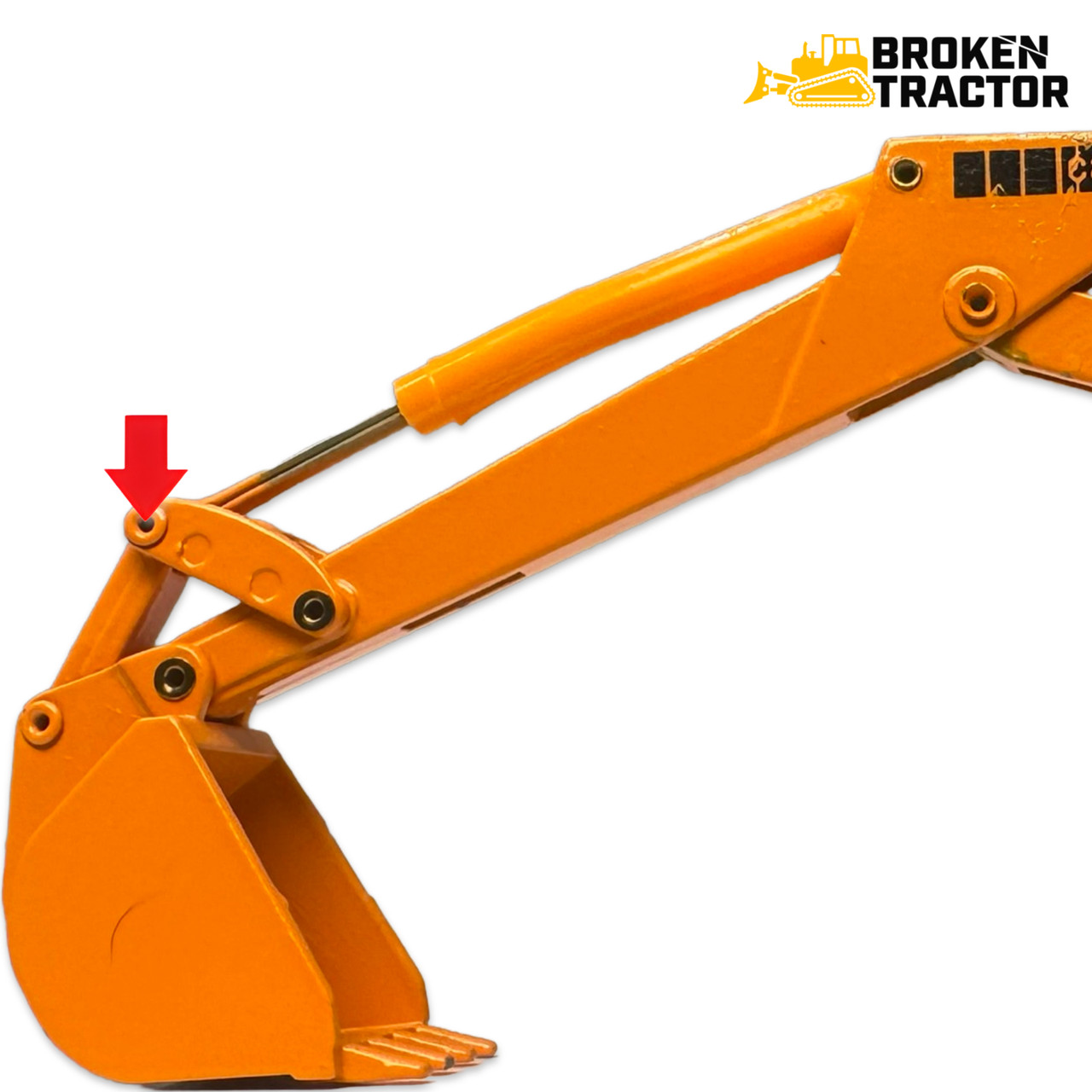 Case 580C Backhoe Pin Kit, Bucket Links to Bucket Cylinder