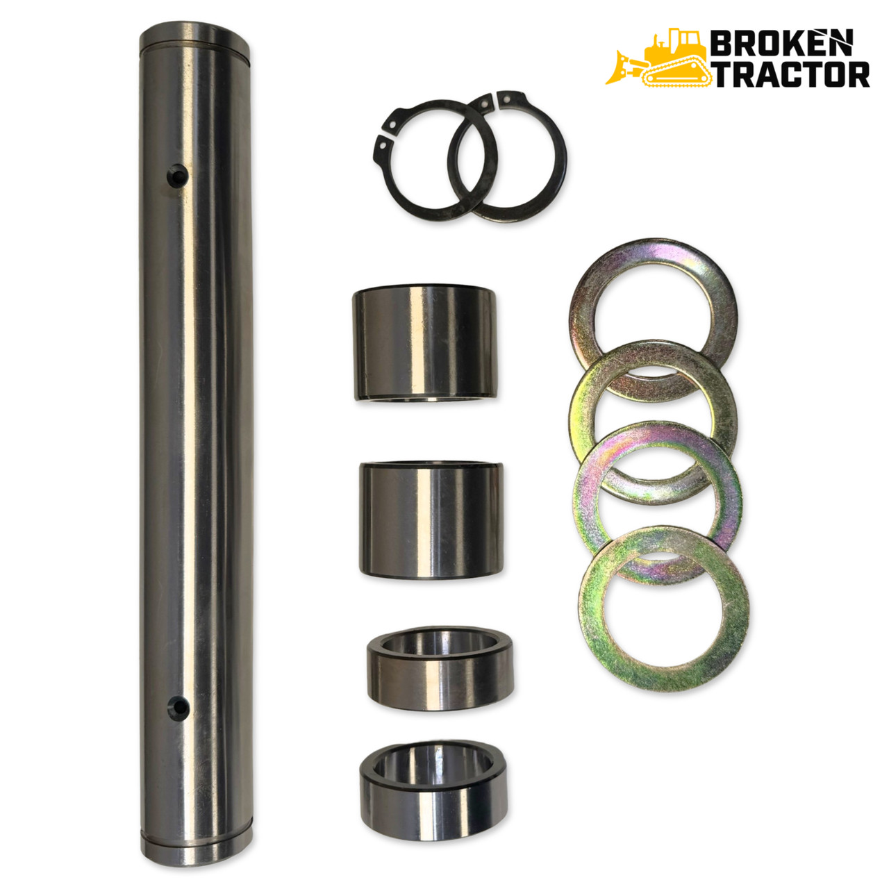 Case 580C Backhoe Pin Kit, Bucket to Dipper Stick - 12" Tren