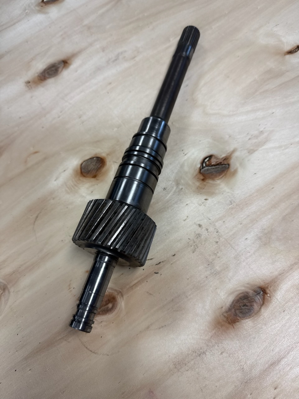 Case Backhoe Power Shuttle Input Shaft -- D70666 | Broken Tr