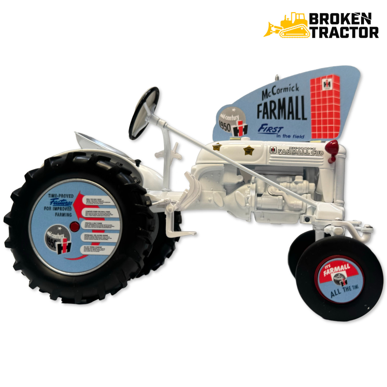 Farmall Cub Red Demonstrator Tractor | 1950 Specs & Parts In