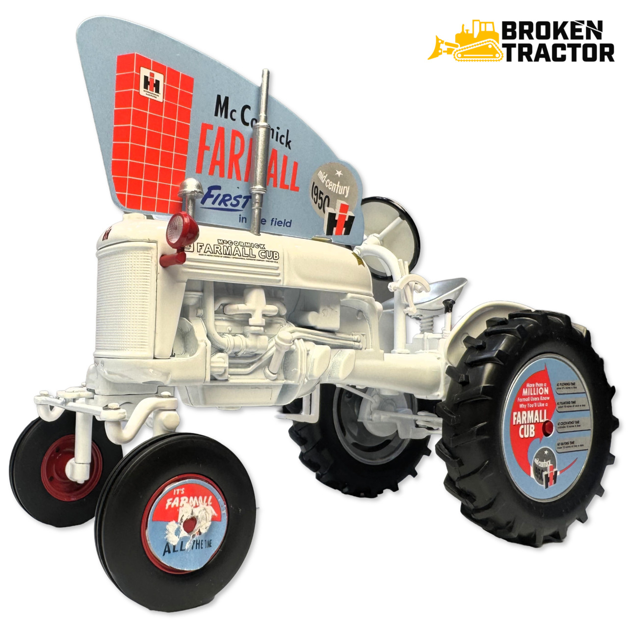 Farmall Cub Red Demonstrator Tractor | 1950 Specs & Parts In