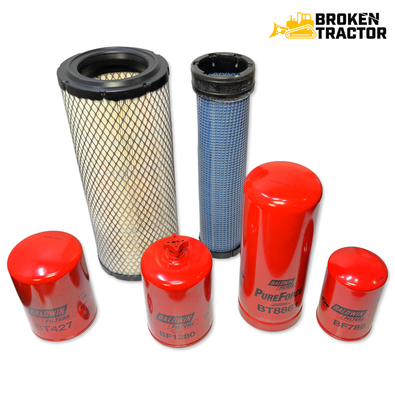 Case 1840, 1845C Filter Kit | Broken Tractor