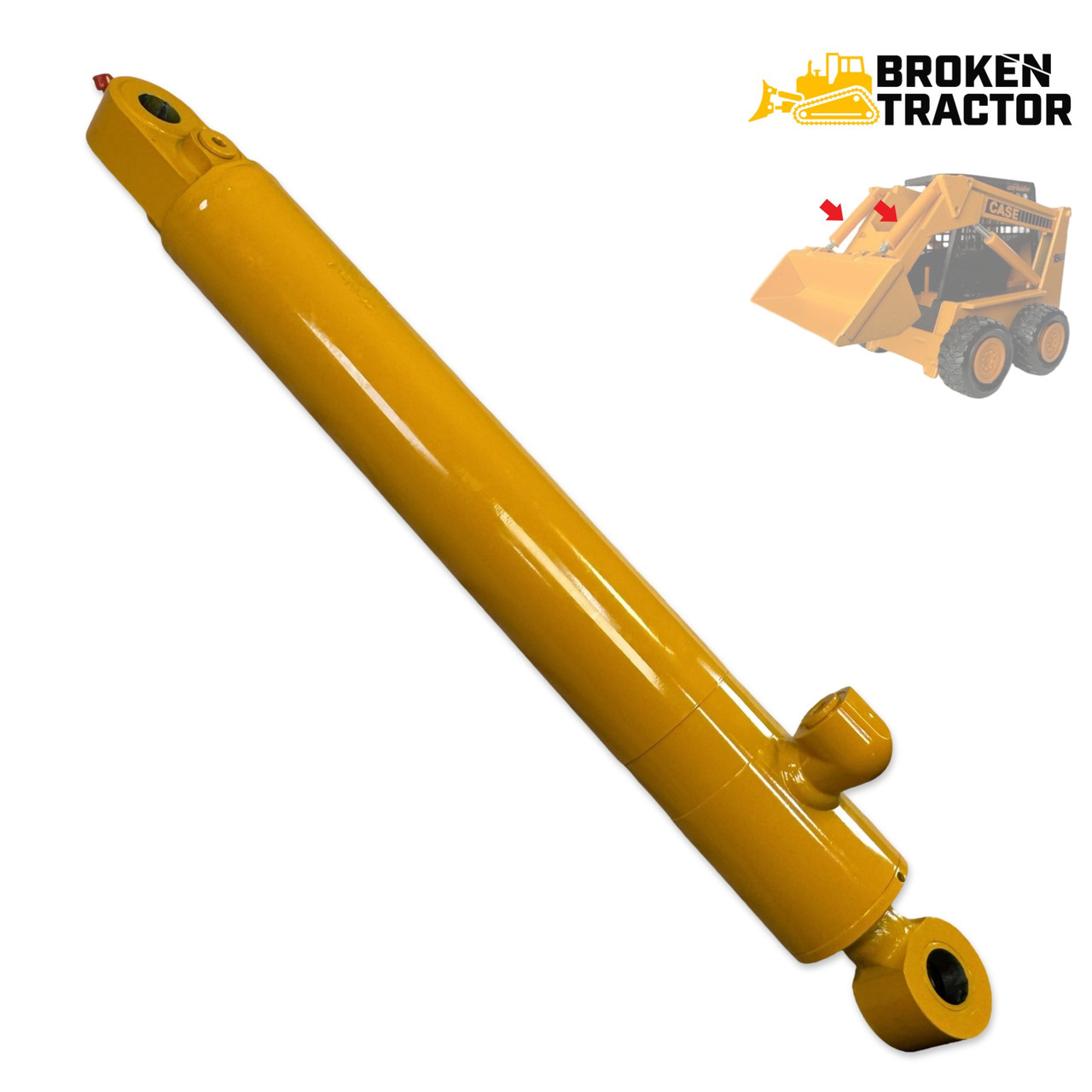 Case Skid Steer Loader Bucket Hydraulic Tilt Cylinder | Broken Tractor