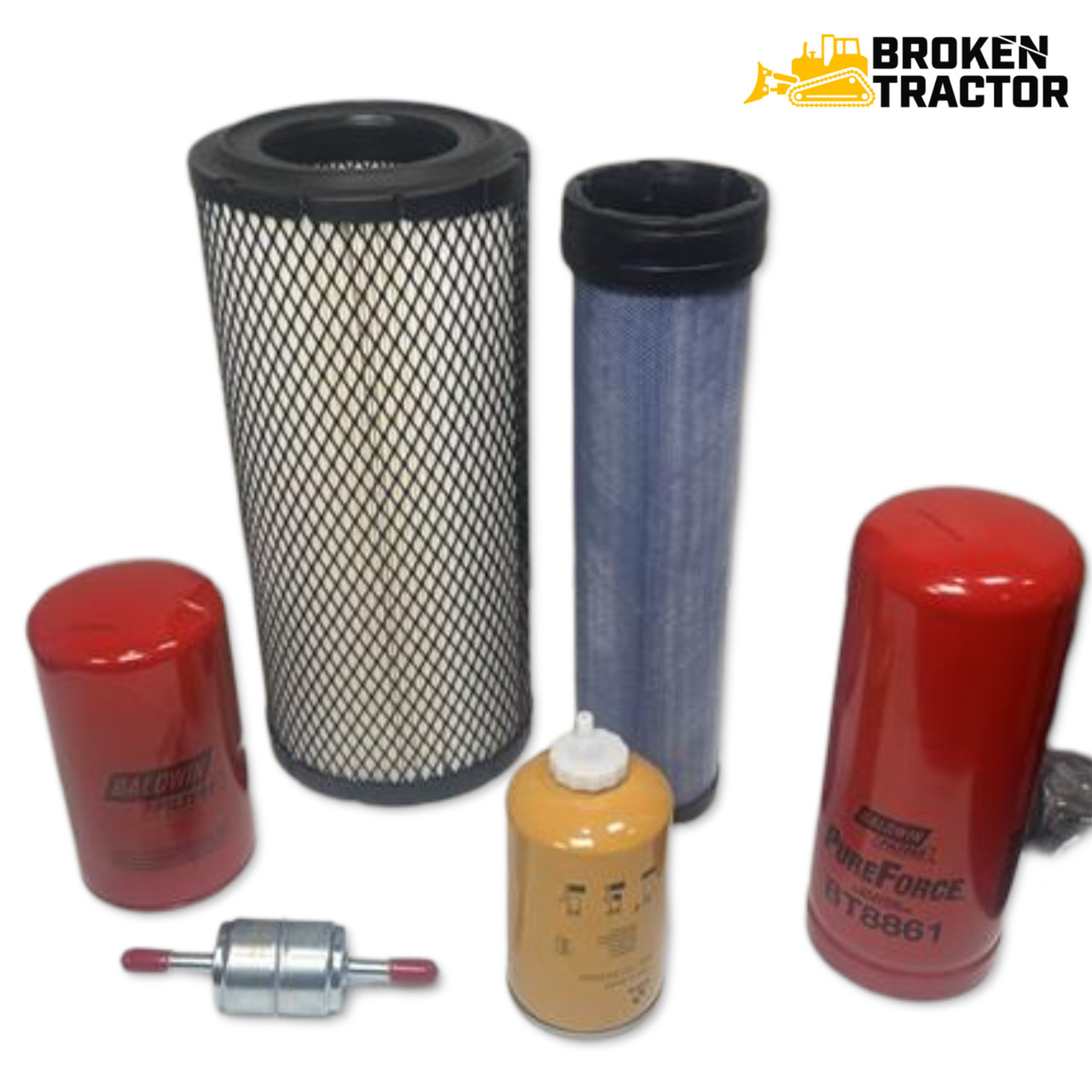 Case 440CT Filter Kit | Broken Tractor | 84228510, 87682993