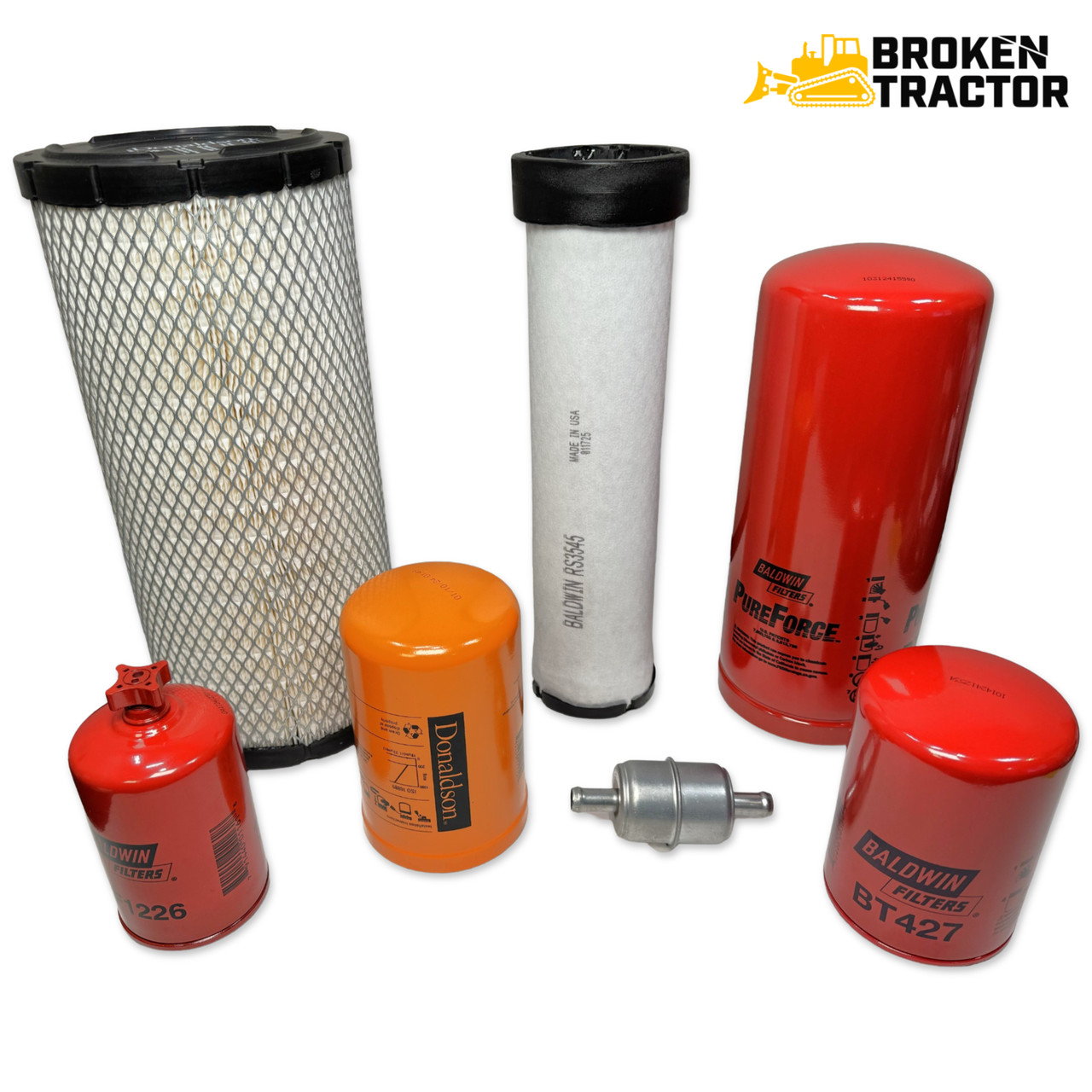 Case 590 Super L-II Filter Kit | Broken Tractor | J908616, 2
